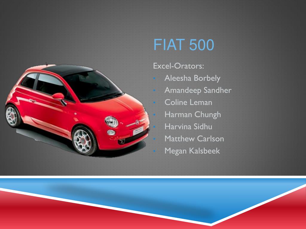 PPT - Fiat 500 PowerPoint Presentation, free download - ID:1663542