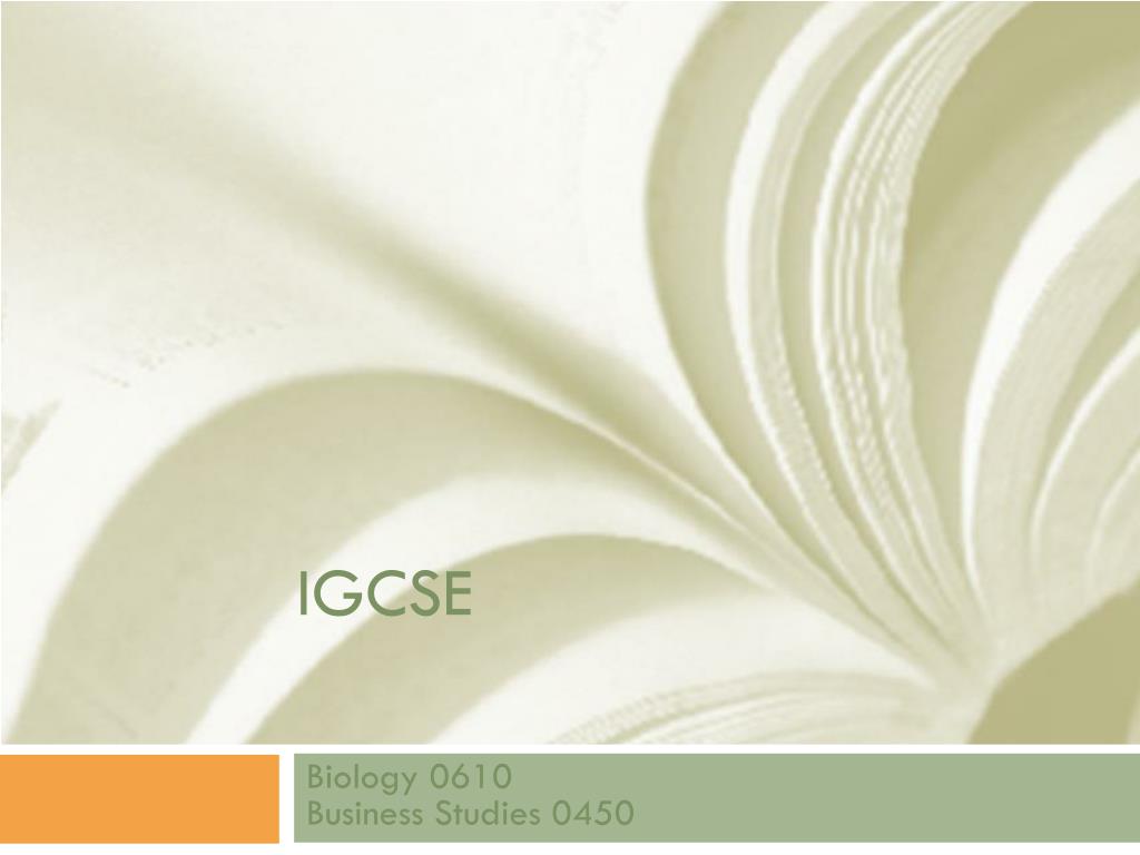 PPT - IGCSE PowerPoint Presentation, free download - ID:1664961