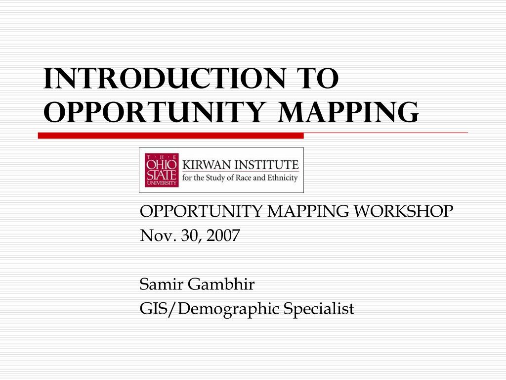 PPT - Introduction to Opportunity Mapping PowerPoint Presentation, free ...