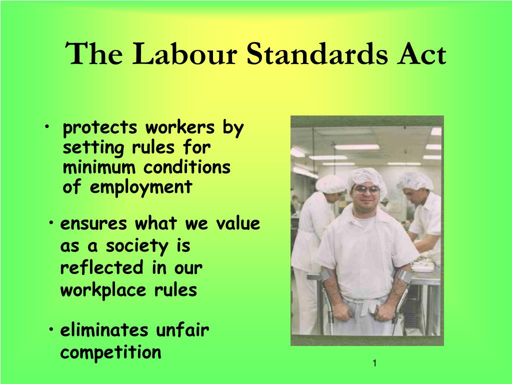 PPT - The Labour Standards Act PowerPoint Presentation, free download ...