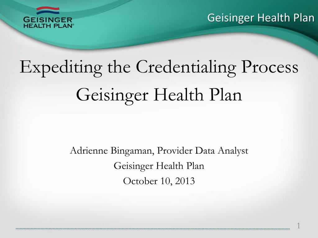 PPT - Geisinger Health Plan PowerPoint Presentation, free download - ID ...