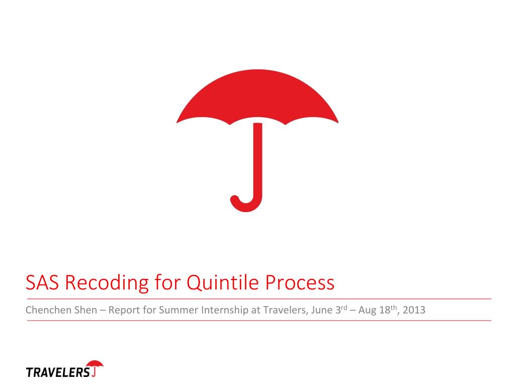PPT - SAS Recoding for Quintile Process PowerPoint Presentation, free ...