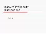 PPT - Some Discrete Probability Distributions PowerPoint Presentation ...