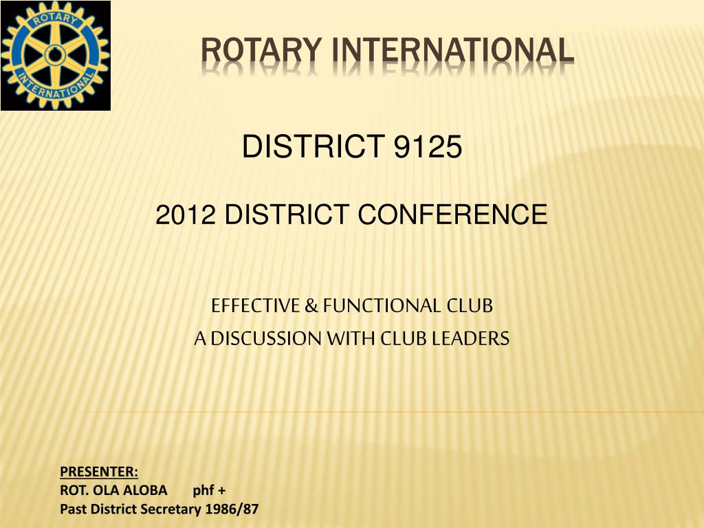 PPT - ROTARY INTERNATIONAL PowerPoint Presentation, free download - ID ...