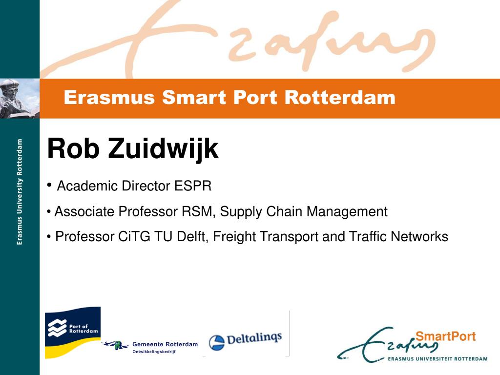 PPT - Erasmus Smart Port Rotterdam PowerPoint Presentation, free ...