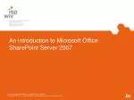 PPT - Introduction to Microsoft SharePoint PowerPoint Presentation ...