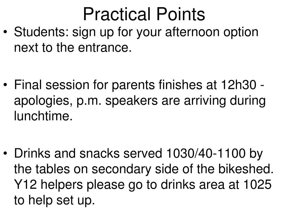 PPT - Practical Points PowerPoint Presentation, free download - ID:1682128