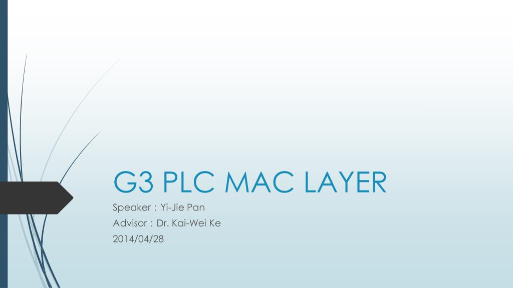 PPT - G3 PLC MAC LAYER PowerPoint Presentation, free download - ID:1684195