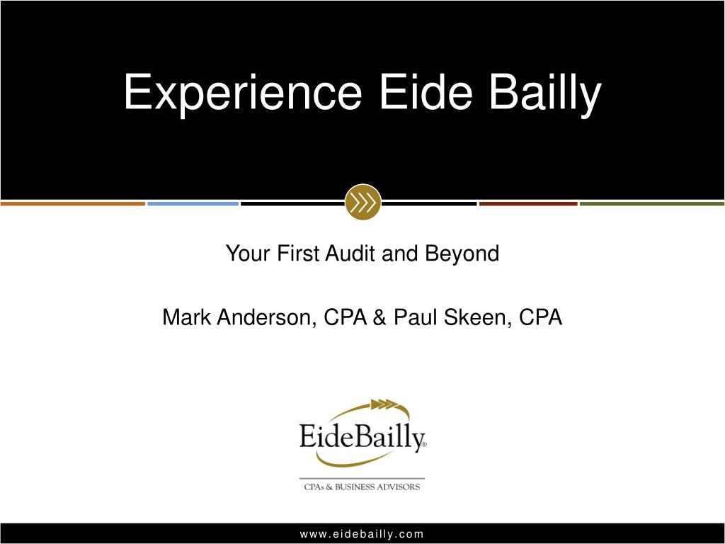 PPT - Experience Eide Bailly PowerPoint Presentation, free download ...