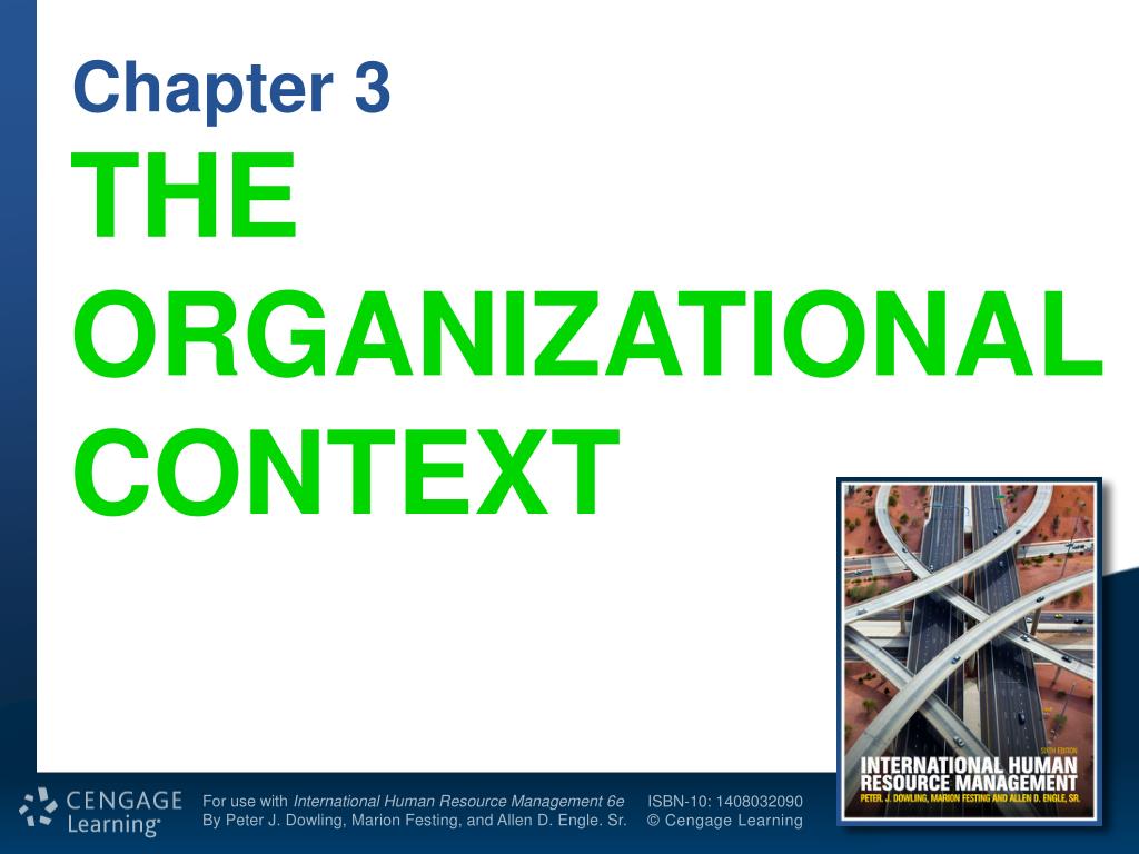 PPT - THE ORGANIZATIONAL CONTEXT PowerPoint Presentation, free download ...