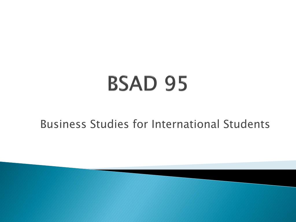 PPT - BSAD 95 PowerPoint Presentation, free download - ID:1685140