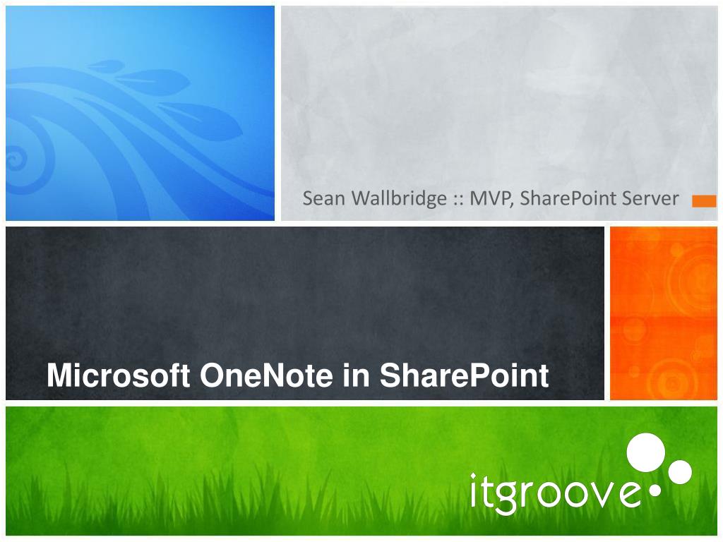 PPT - Microsoft OneNote in SharePoint PowerPoint Presentation, free download - ID:1686255