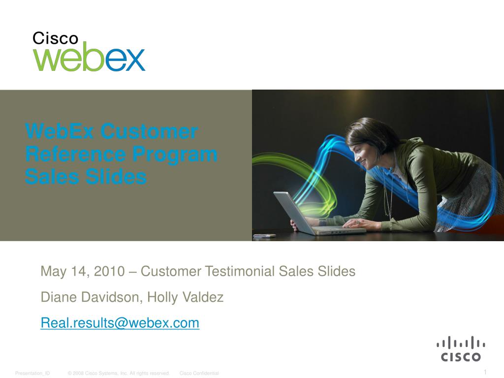 PPT - WebEx Customer Reference Program Sales Slides PowerPoint ...