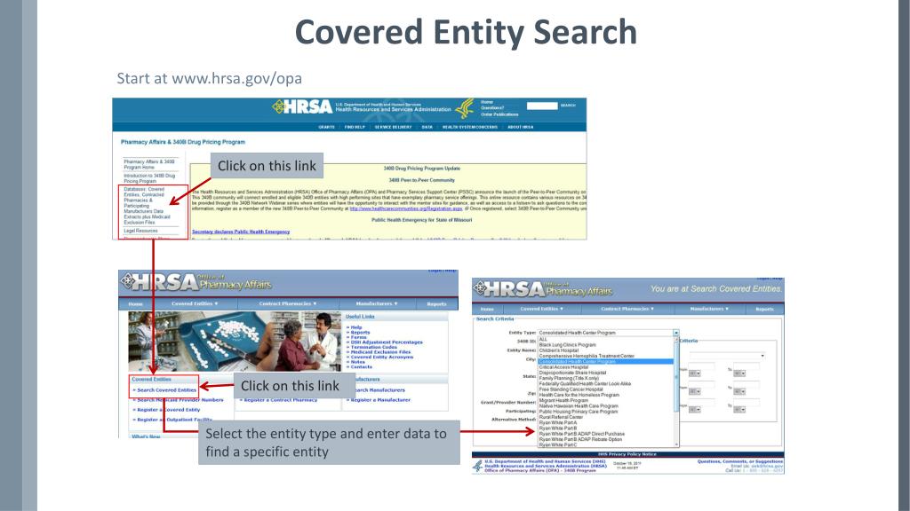 PPT - Covered Entity Search PowerPoint Presentation, free download - ID ...