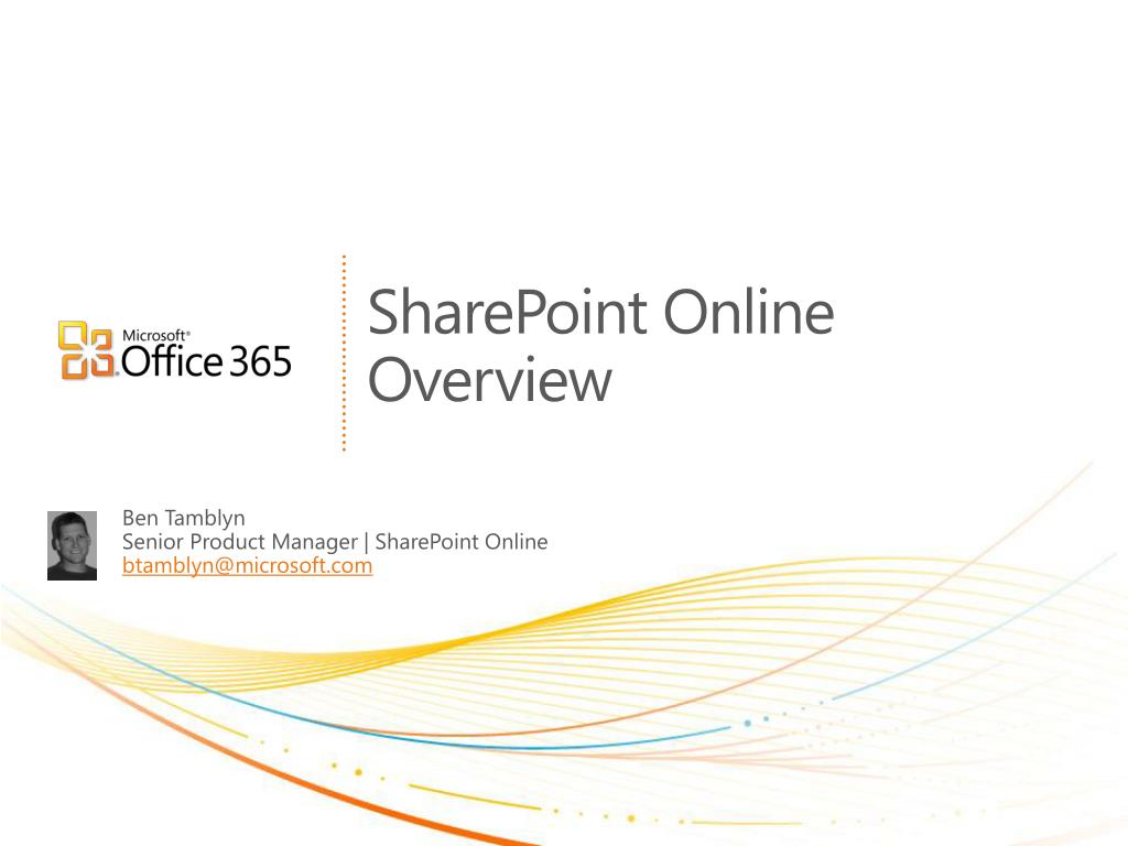 PPT - SharePoint Online Overview PowerPoint Presentation, free download ...
