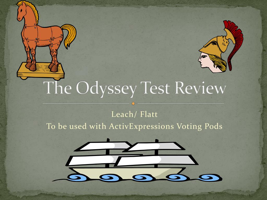 PPT - The Odyssey Test Review PowerPoint Presentation, free download ...
