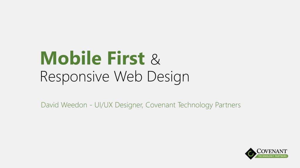 PPT - Mobile First & Responsive Web Design PowerPoint Presentation - ID:1690511
