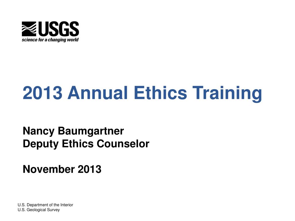PPT - 2013 Annual Ethics Training PowerPoint Presentation, free ...