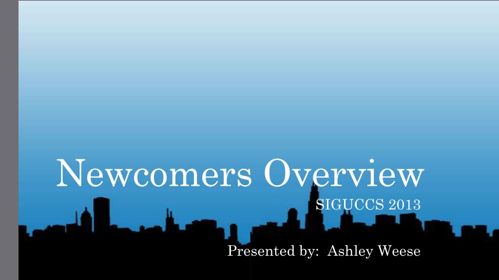 PPT - Newcomers Overview PowerPoint Presentation, free download - ID ...