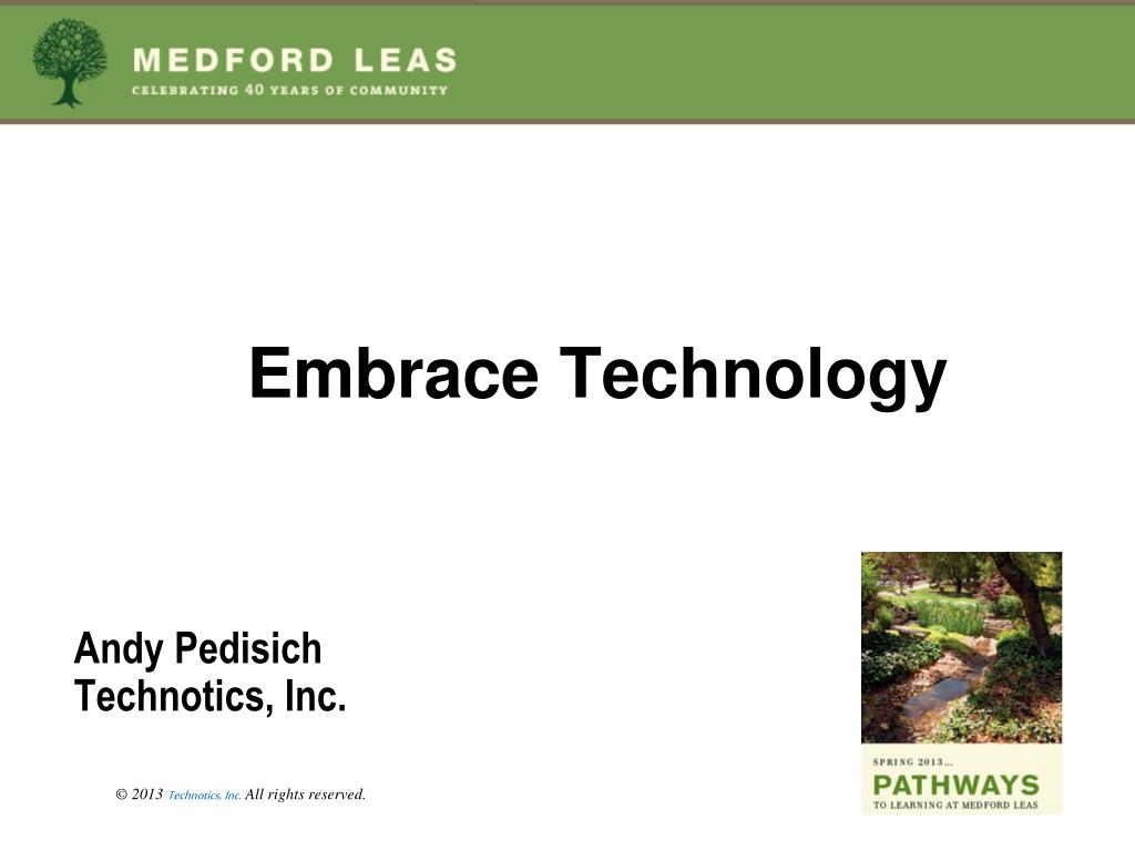 PPT - Embrace Technology PowerPoint Presentation, free download - ID ...