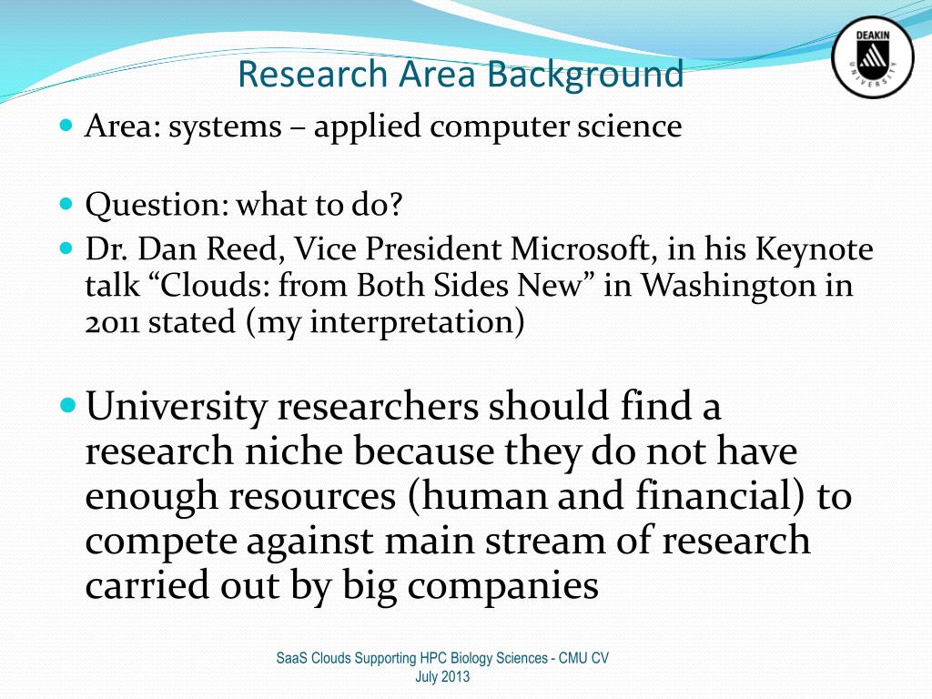 PPT - Research Area Background PowerPoint Presentation, free download ...