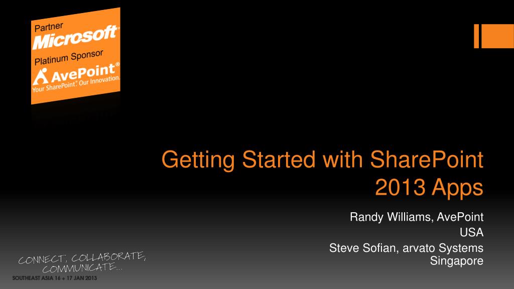 PPT - Getting Started with SharePoint 2013 Apps PowerPoint Presentation ...