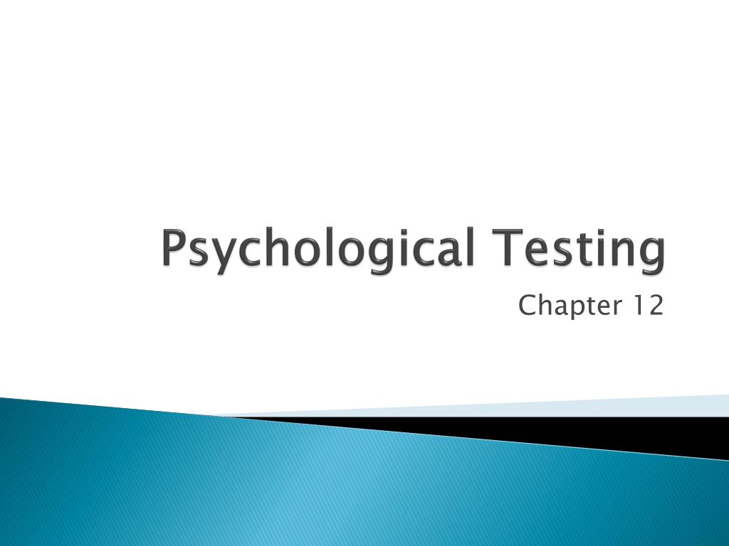 PPT - Psychological Testing PowerPoint Presentation, free download - ID ...