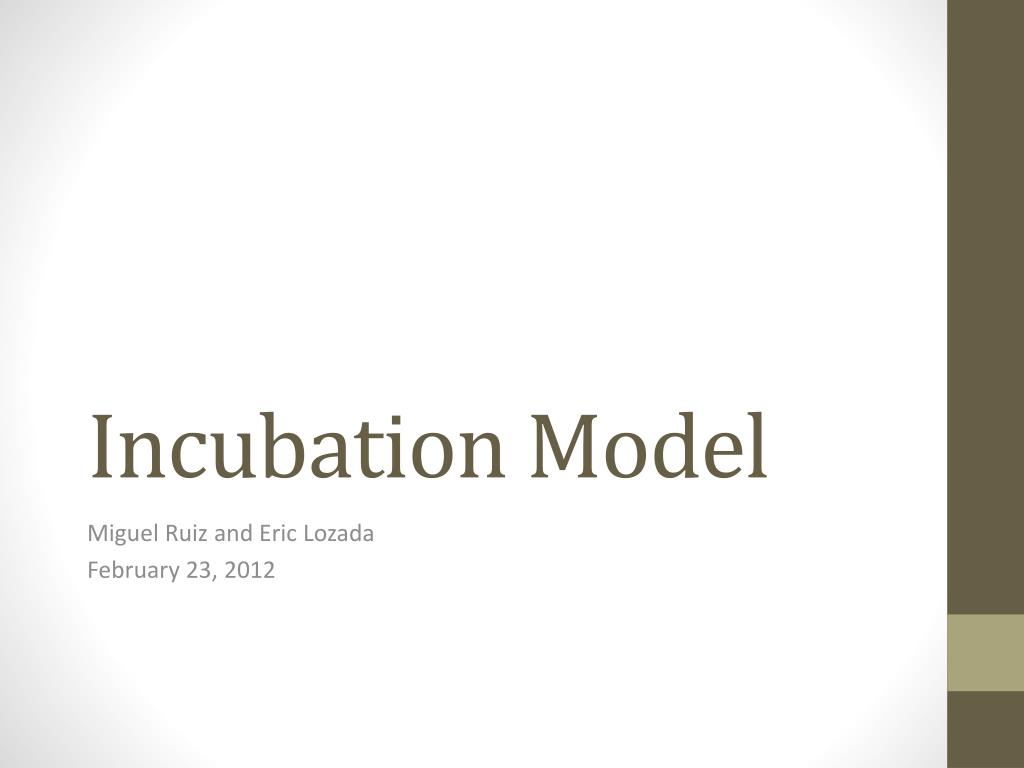 PPT - Incubation Model PowerPoint Presentation, free download - ID:1695388