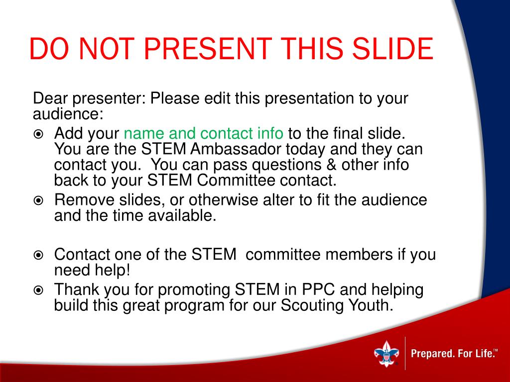 PPT - DO NOT PRESENT THIS SLIDE PowerPoint Presentation, free download ...