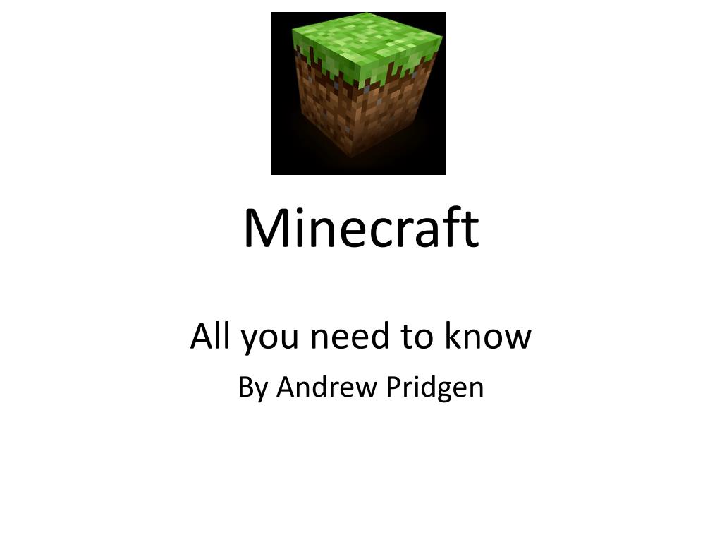 PPT - Minecraft PowerPoint Presentation, free download - ID:1697174
