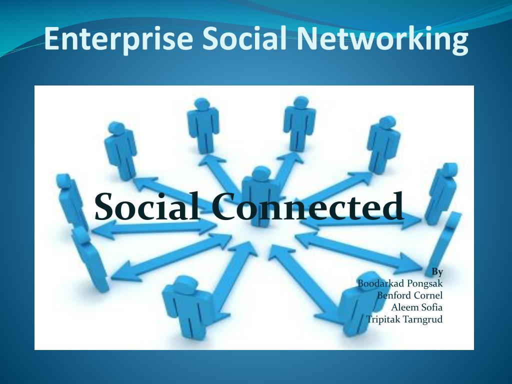 PPT - Enterprise Social Networking PowerPoint Presentation, free ...