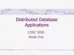 PPT - Distributed Database PowerPoint Presentation, free download - ID:2387030