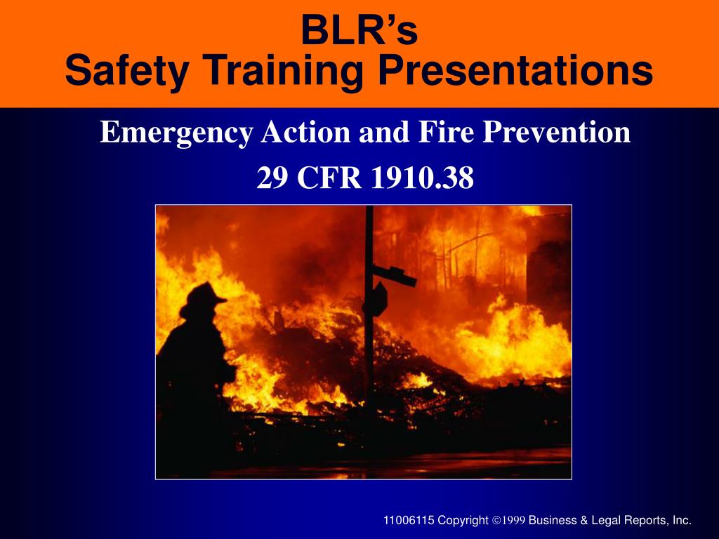 PPT - BLR’s Safety Training Presentations PowerPoint Presentation, free ...