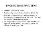 PPT - Production Function PowerPoint Presentation, free download - ID ...