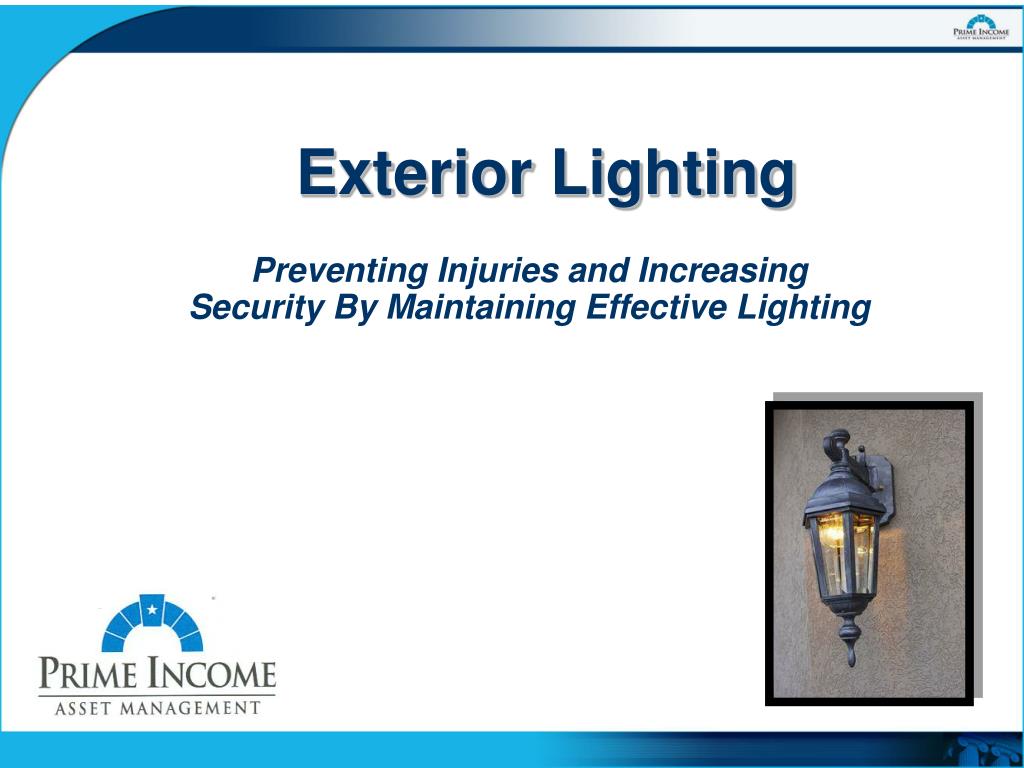 PPT - Exterior Lighting PowerPoint Presentation, free download - ID:1704254