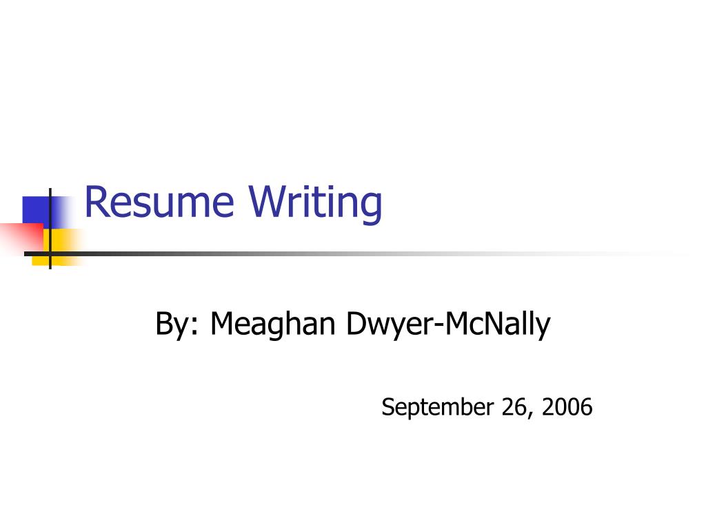 PPT - Resume Writing PowerPoint Presentation, free download - ID:1704857