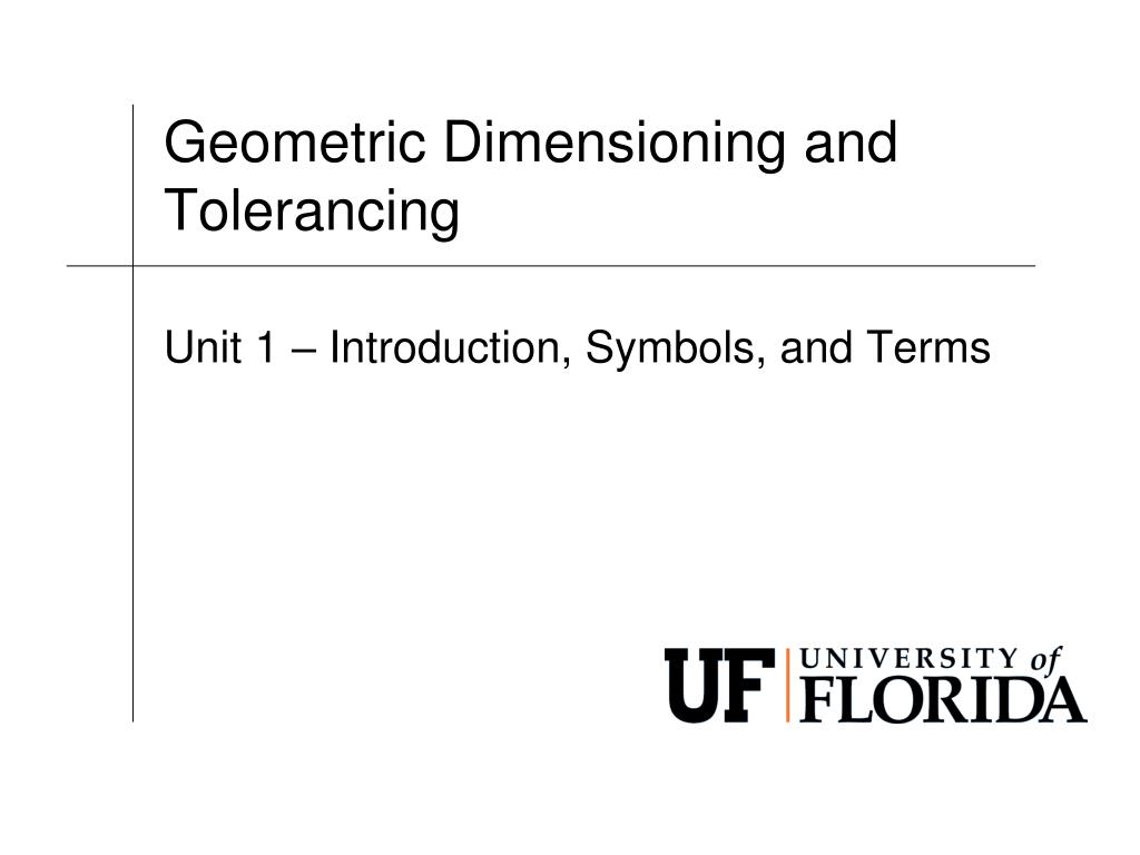 PPT - Geometric Dimensioning and Tolerancing PowerPoint Presentation ...