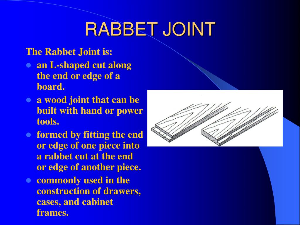 PPT - RABBET JOINT PowerPoint Presentation, free download - ID:1708619