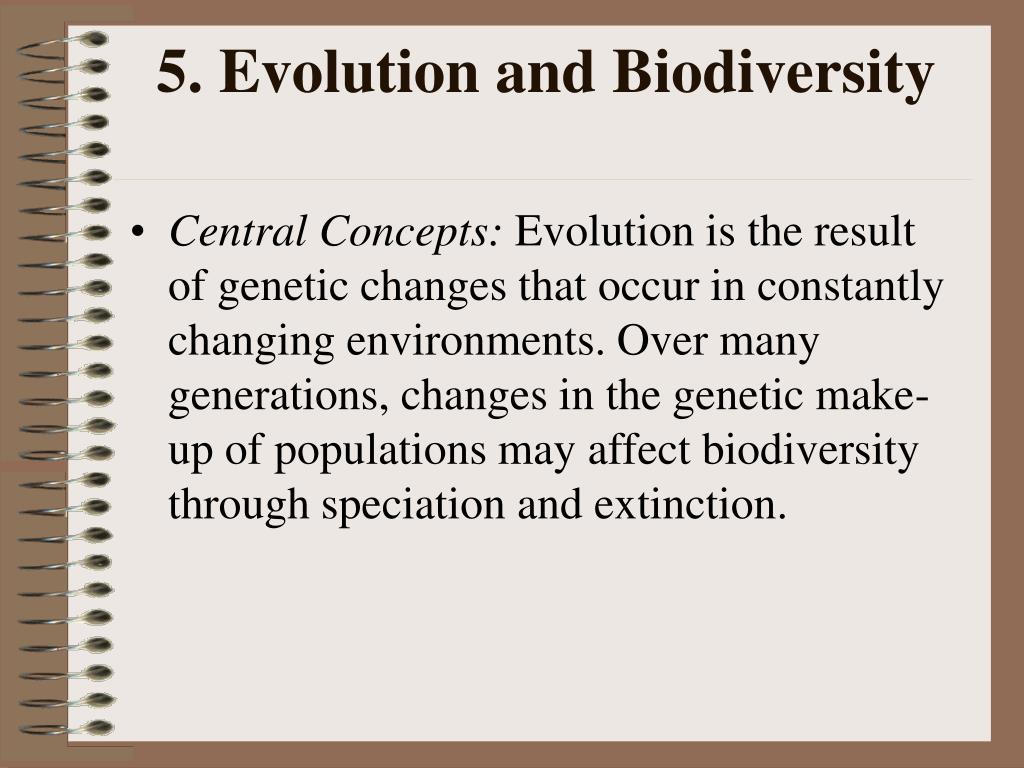 PPT - 5. Evolution and Biodiversity PowerPoint Presentation, free ...