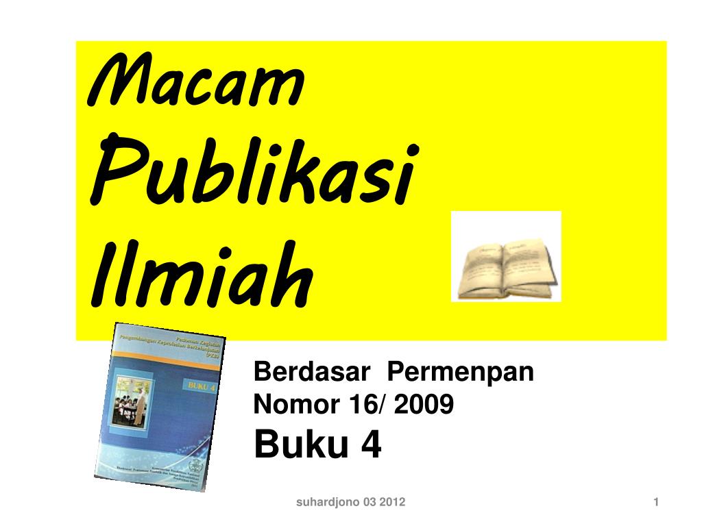 PPT - Macam Publikasi Ilmiah PowerPoint Presentation, free download ...