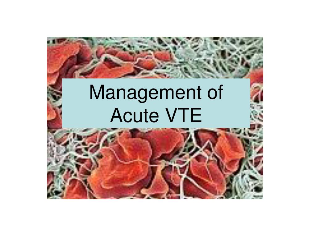 PPT - Management of Acute VTE PowerPoint Presentation, free download ...