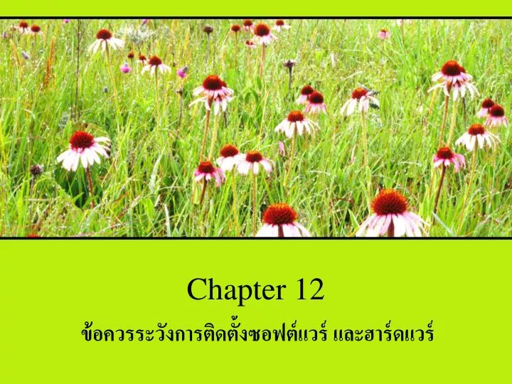 PPT - Chapter 12 PowerPoint Presentation, free download - ID:1712236