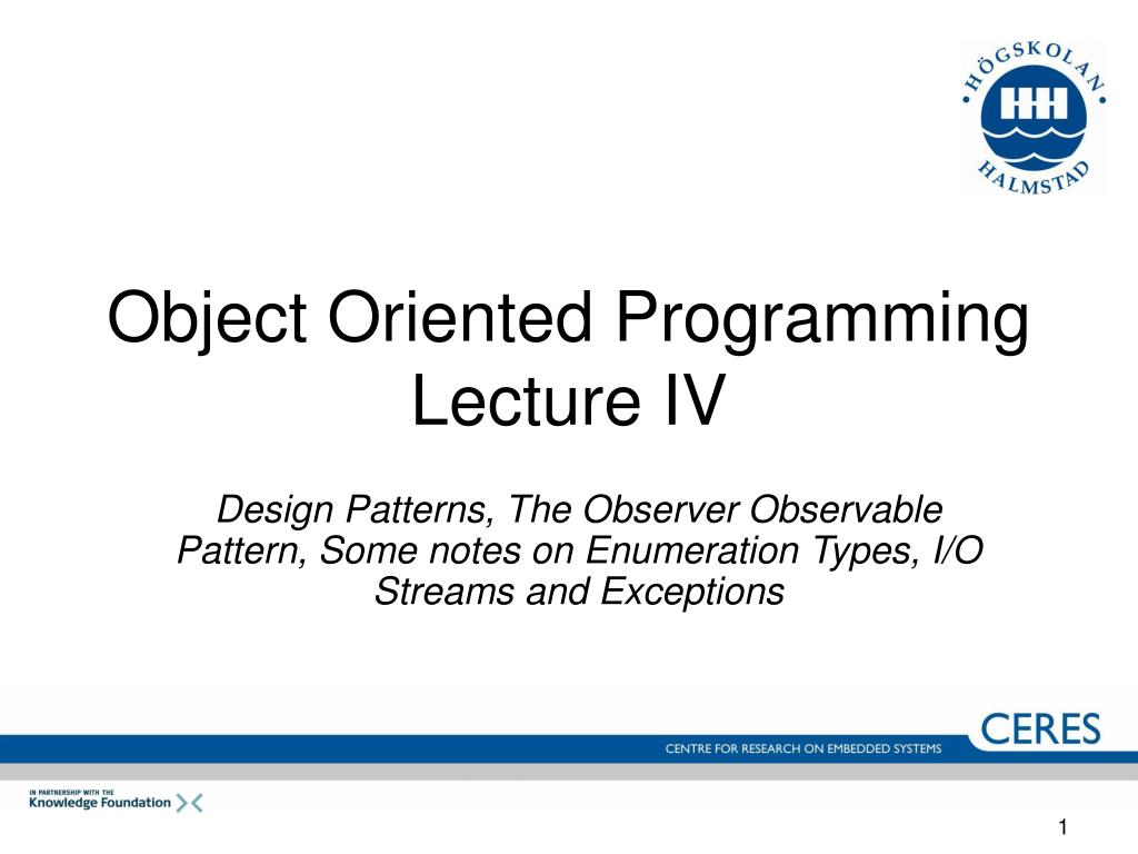 PPT - Object Oriented Programming Lecture IV PowerPoint Presentation, free download - ID:1713254