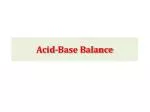 PPT - Acid-Base Balance Interactive Tutorial PowerPoint Presentation ...