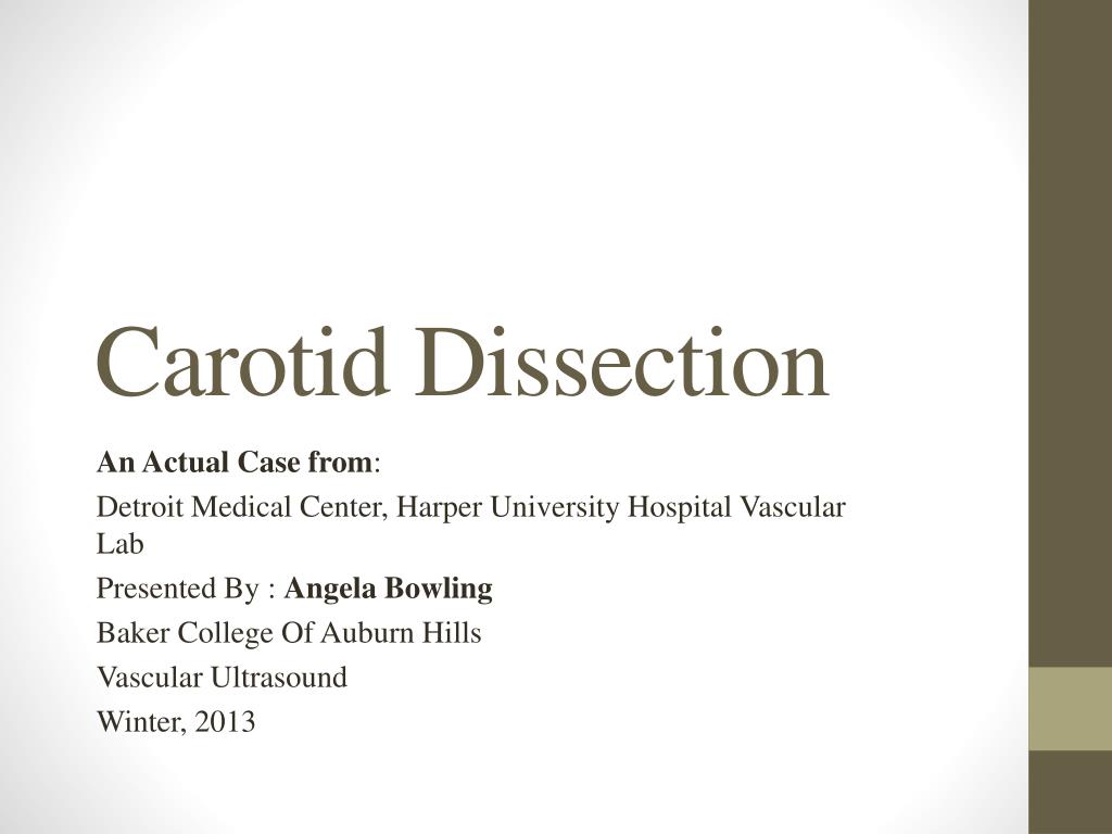 PPT - Carotid Dissection PowerPoint Presentation, free download - ID ...