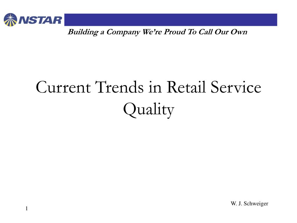 PPT - Current Trends in Retail Service Quality PowerPoint Presentation ...