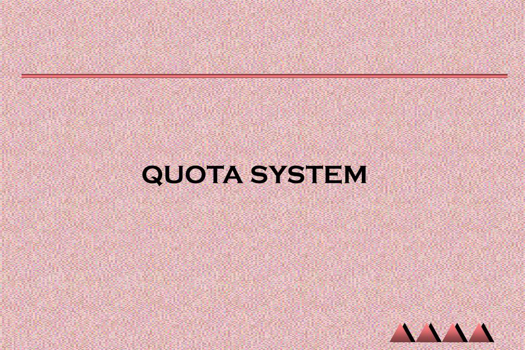 PPT - QUOTA SYSTEM PowerPoint Presentation, free download - ID:1715882