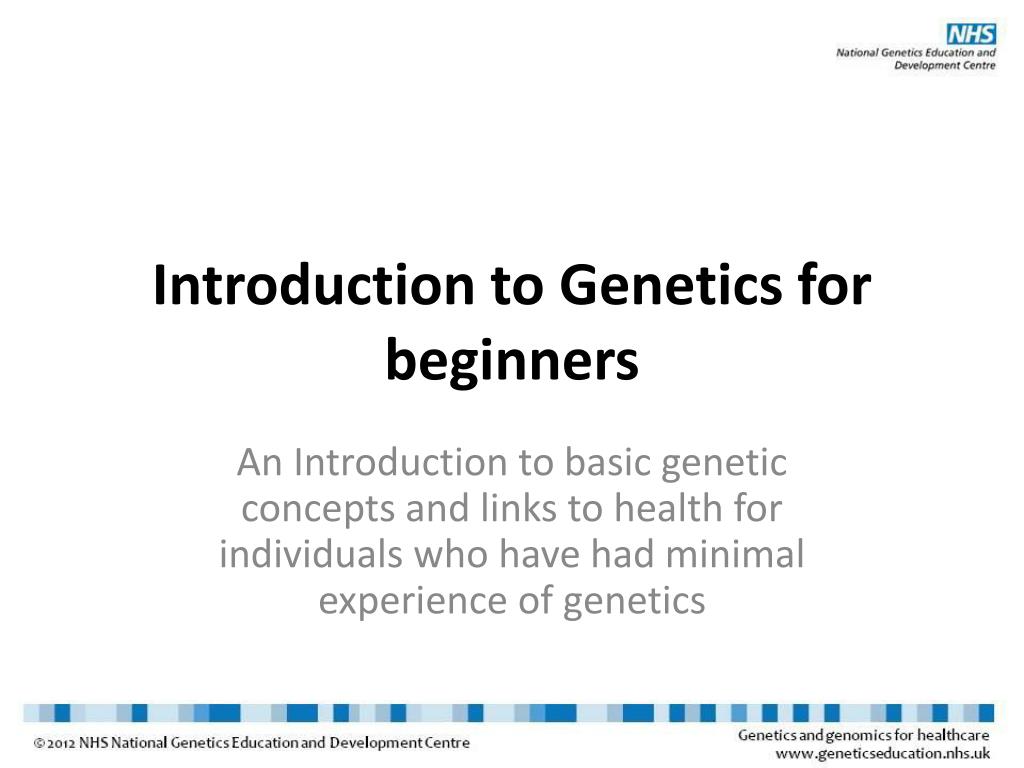 PPT - Introduction to Genetics for beginners PowerPoint Presentation ...