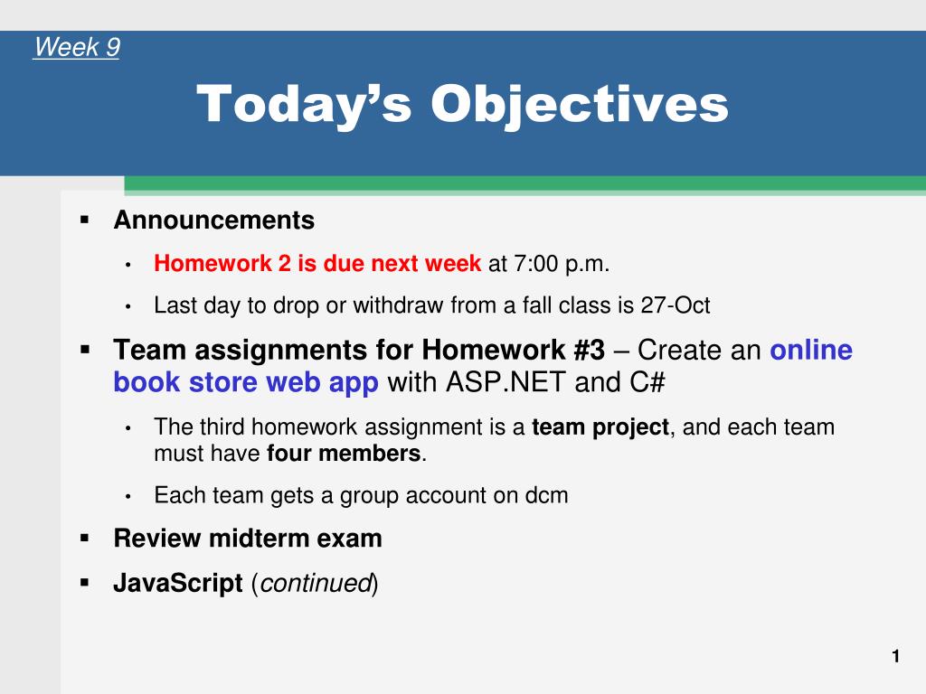 PPT - Today’s Objectives PowerPoint Presentation, free download - ID ...