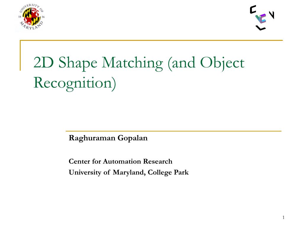 PPT - 2D Shape Matching (and Object Recognition) PowerPoint Presentation - ID:1718868